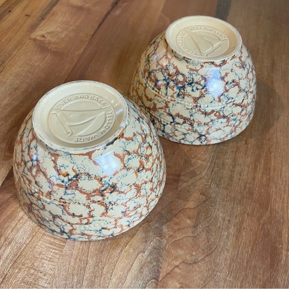 Over and Back | Kitchen | Vintage Two Over And Back 6 Yellow Ware ...